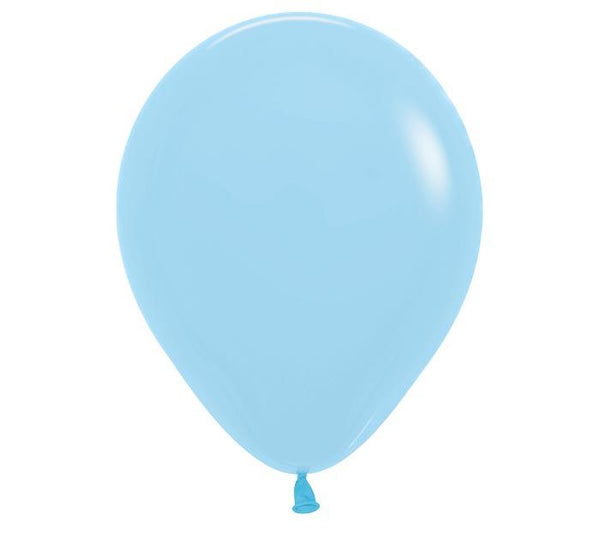 Sempertex Pastel Matte Blue Balloons – Light Blue Balloon Decor