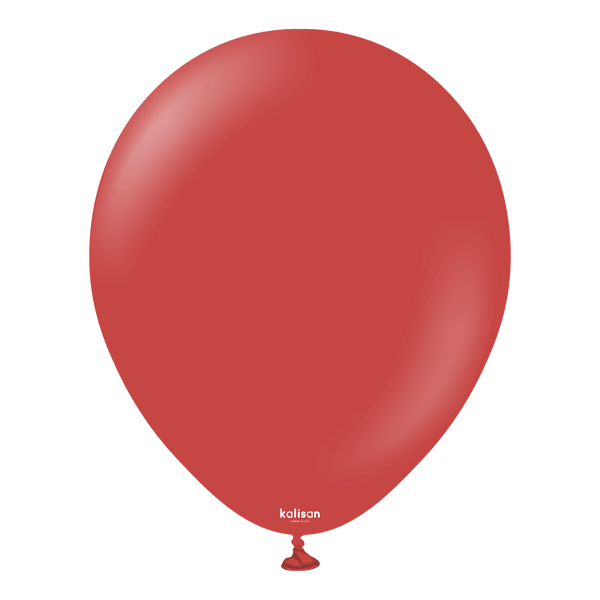 Kalisan Deep Red Balloons | Bold Red Latex Balloons | PS Helium & Balloons