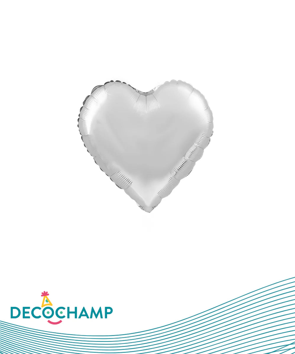 DecoHeart 24″ Silver