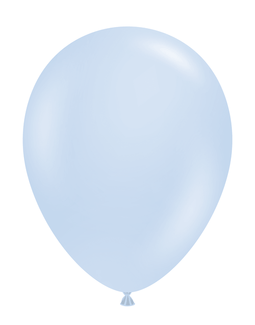 TUFTEX Monet Latex Balloons – Matte Baby Blue for Elegant Designs