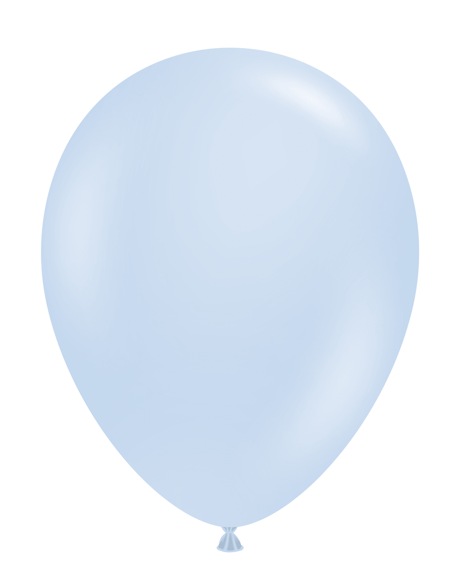 TUFTEX Monet Latex Balloons – Matte Baby Blue for Elegant Designs