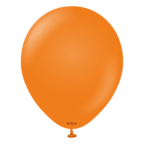 Kalisan Orange Balloons – Bright Latex Balloons for Bold Designs