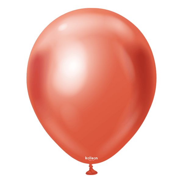 Kalisan Mirror Red Balloons – Bold Chrome Shine in All Sizes