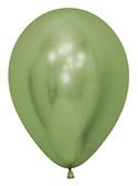 Sempertex Reflex Key Lime Balloons – Bright Chrome Green Decor