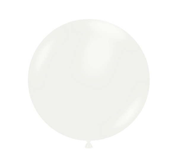 Tuftex White Latex Balloons – Elegant, Professional Party Decor