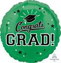 Congrats Grad Green 18"